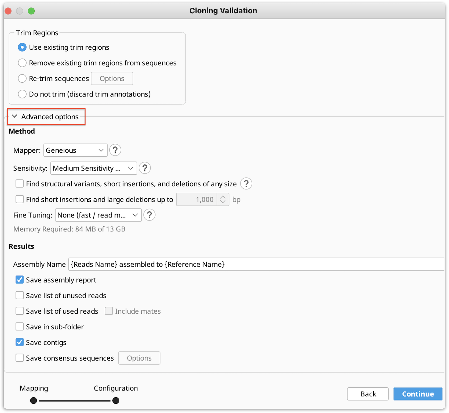 How to use the Cloning Validation tool – Geneious