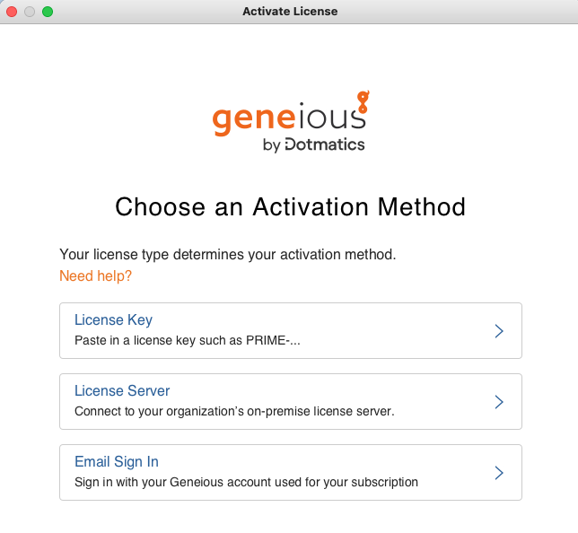 How to activate a Geneious Prime license (Where is my License Key ...